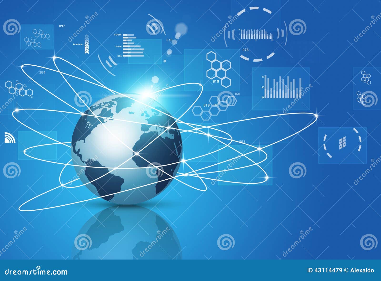 Concept Technology Global Connections Stock Illustration - Illustration ... Concept Technology Global Connections Stock Illustration - Illustration ...