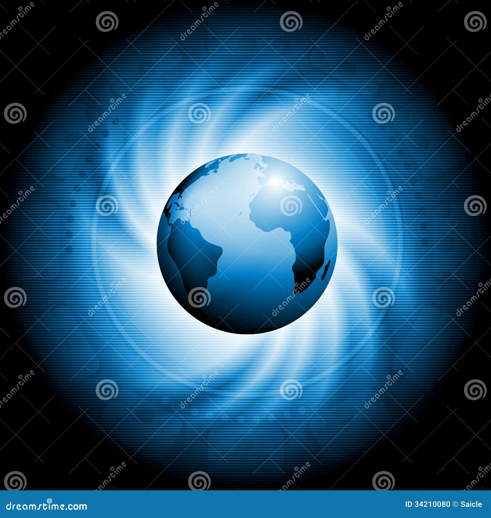 Concept Technology Swirl Design Stock Vector - Illustration of pattern ...
