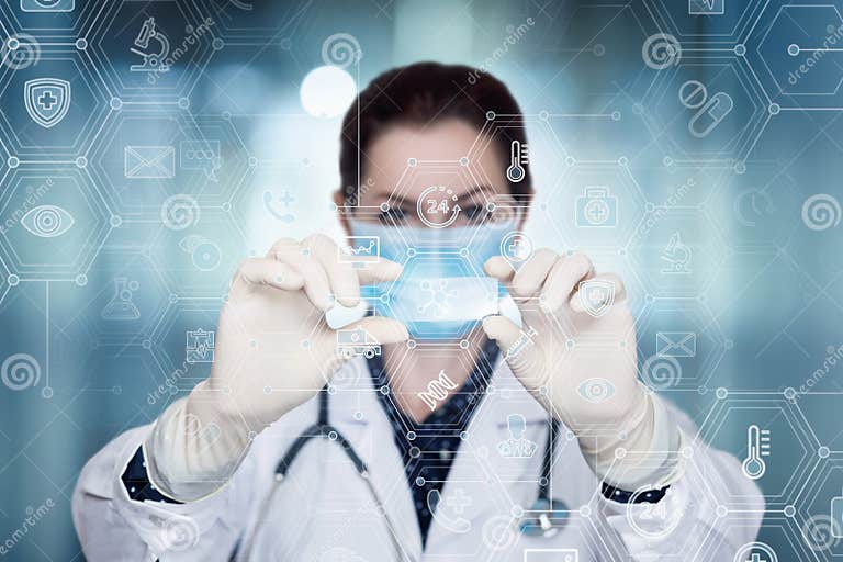 Concept of Testing Research Medical Samples Stock Illustration ...