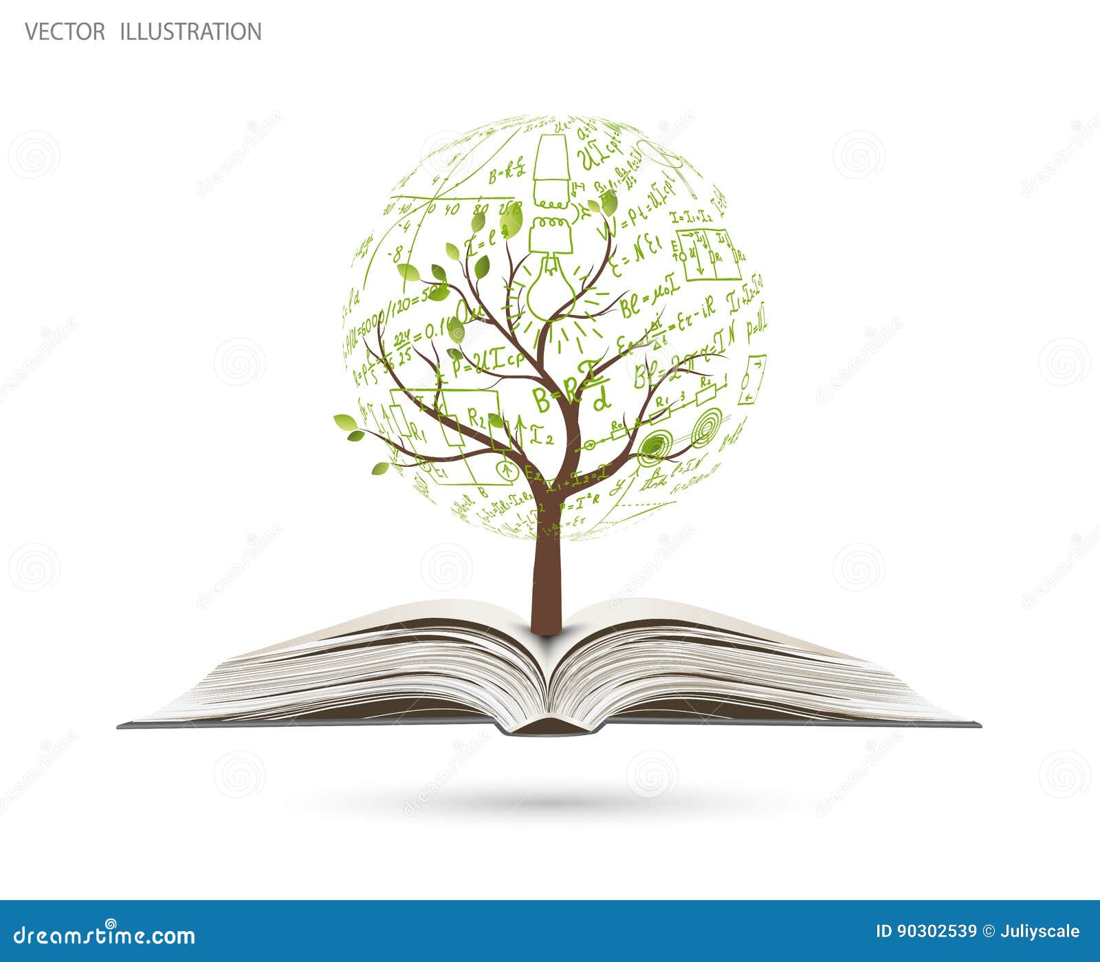 Concept on the Theme of Science. Stock Vector - Illustration of gens ...