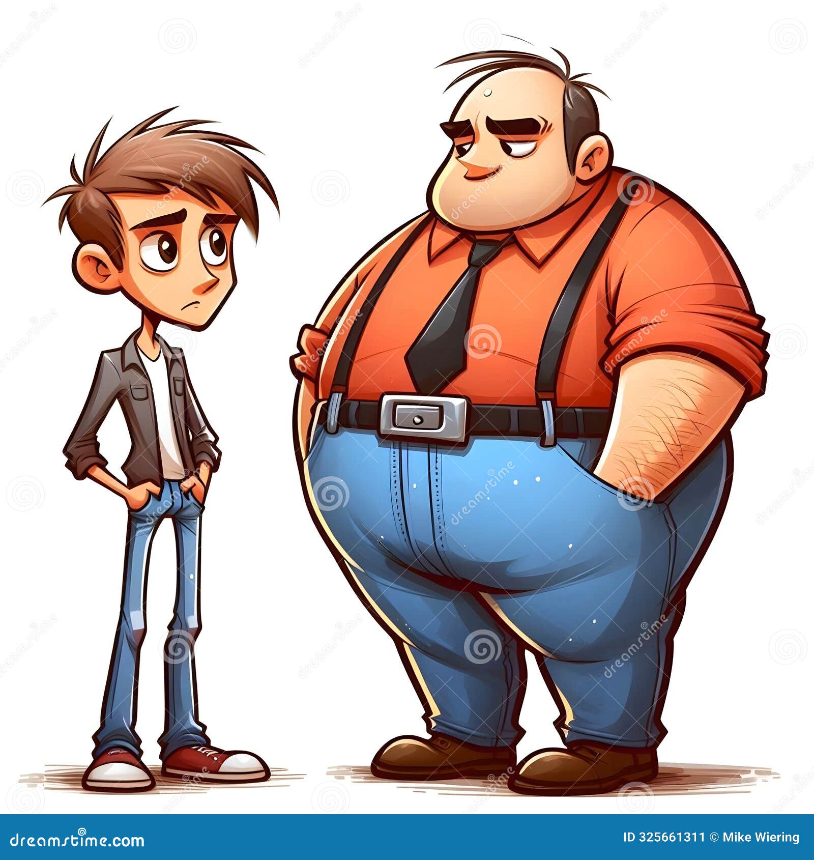 Concept: "through Thick and Thin" Stock Illustration - Illustration of ...