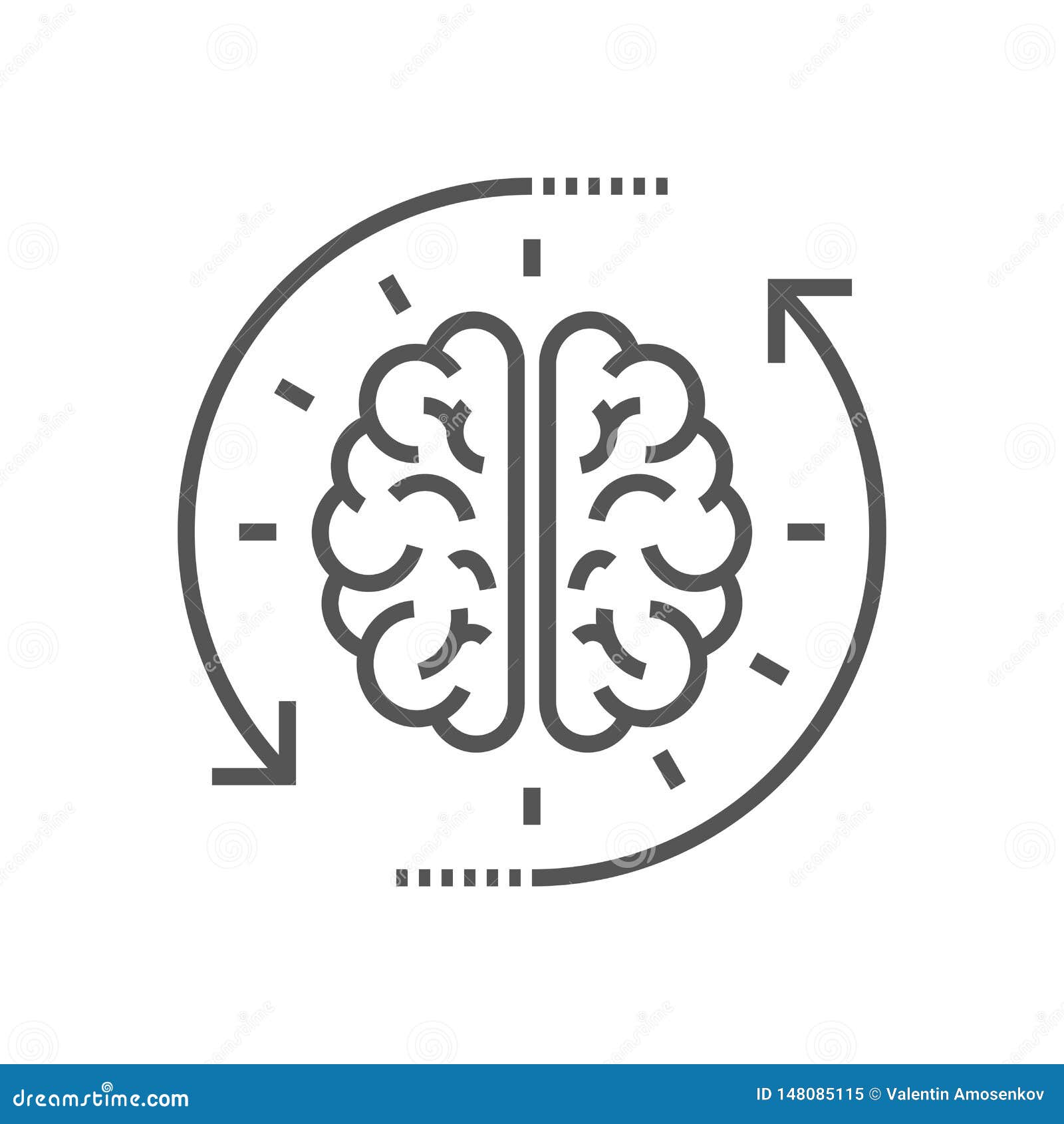 Concept Of The Thinking Process, Brainstorming, Good Idea, Brain ...