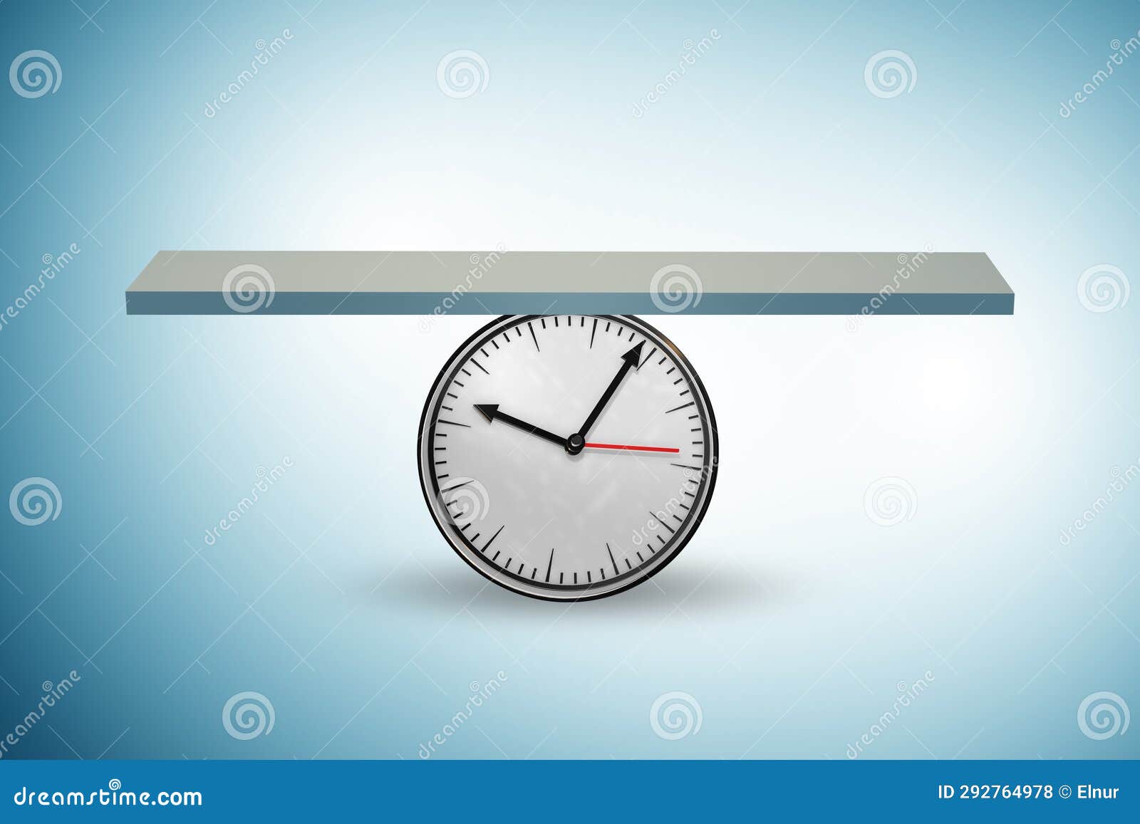Concept of Time Management and Balancing Stock Photo - Image of delay ...