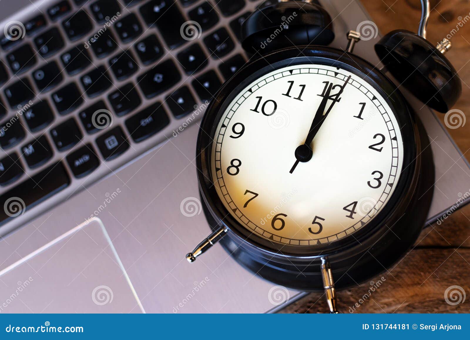 Concept Time To Be in the Computer. Stock Image - Image of home, blank ...