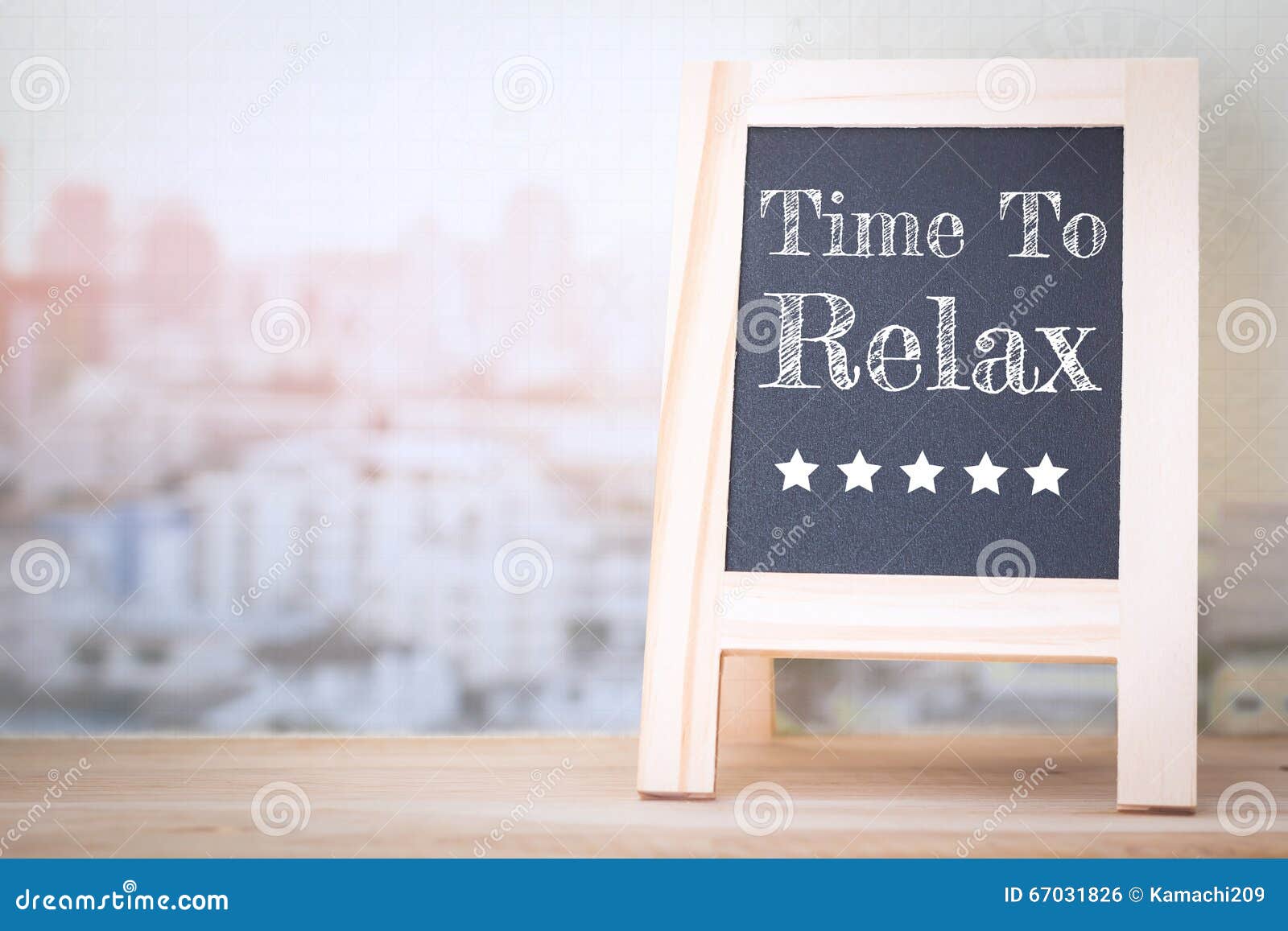 Concept Time To Relax Message on Wood Boards. Stock Photo - Image of ...