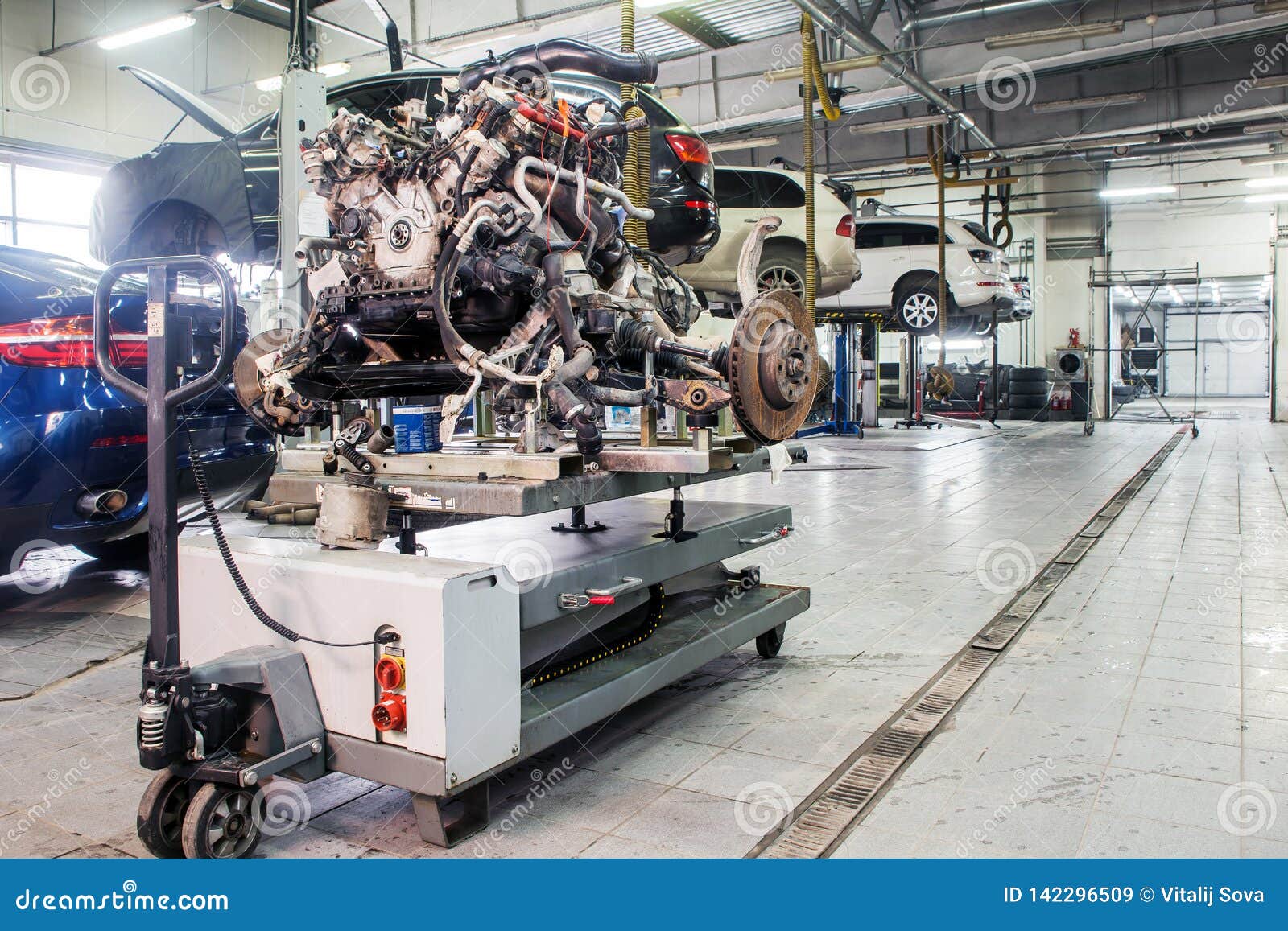 The Concept of the Tire Workshop Stock Image - Image of auto, equipment ...