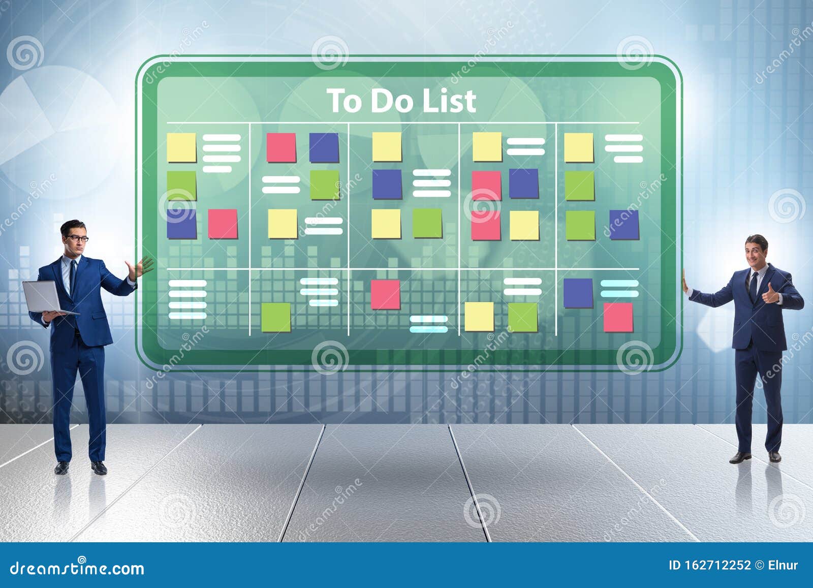 Concept of To Do List with Businessman Stock Photo - Image of backlog ...