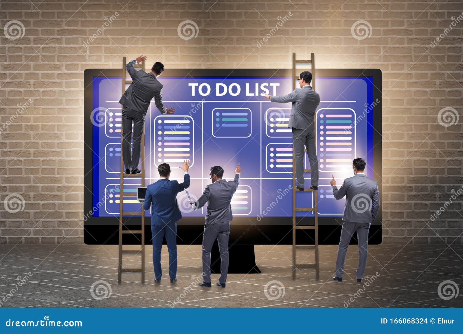 Concept of To Do List with Businessman Stock Photo - Image of personal ...