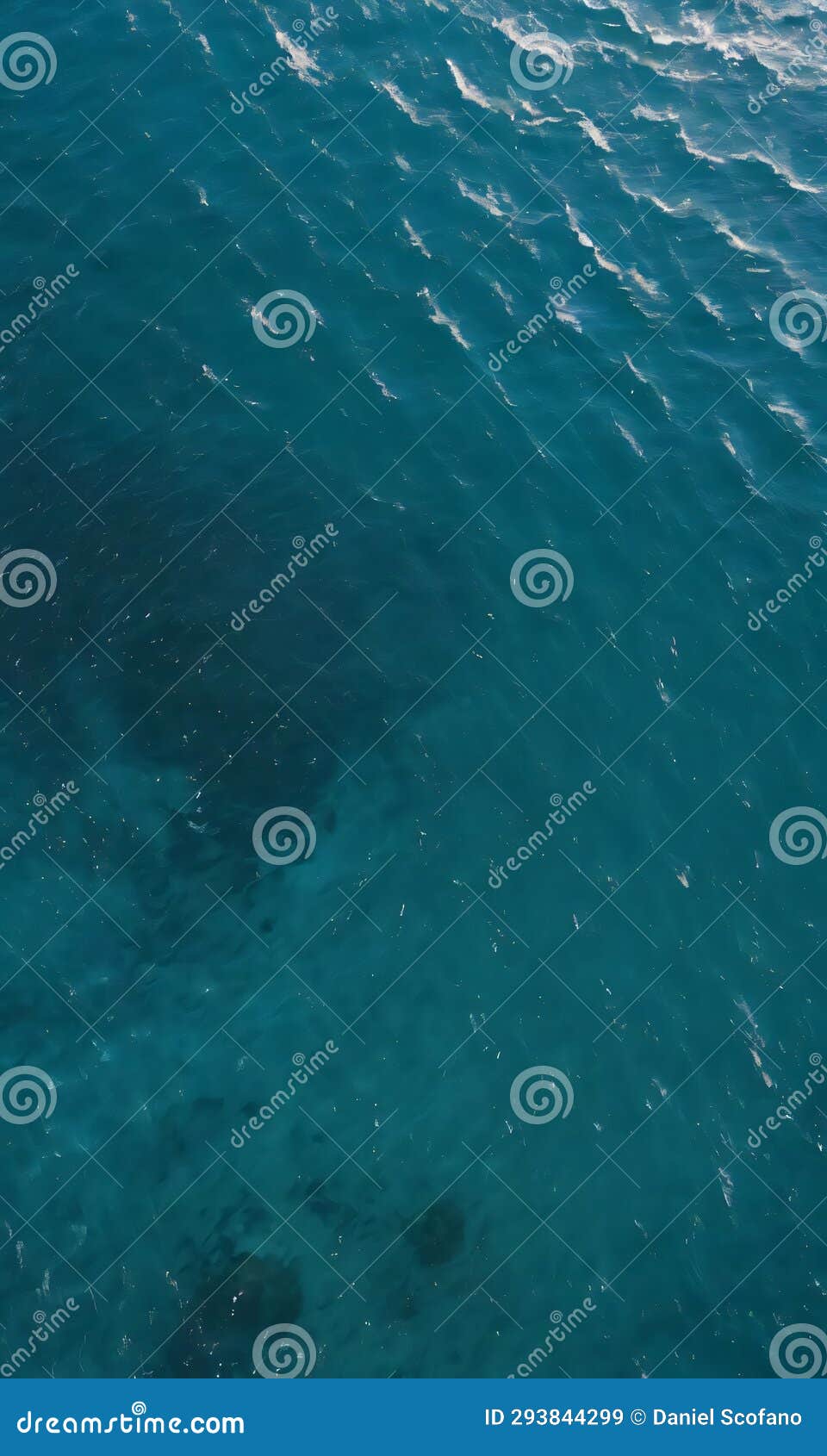 Top View of Ocean Seawater. Generative AI Stock Illustration ...