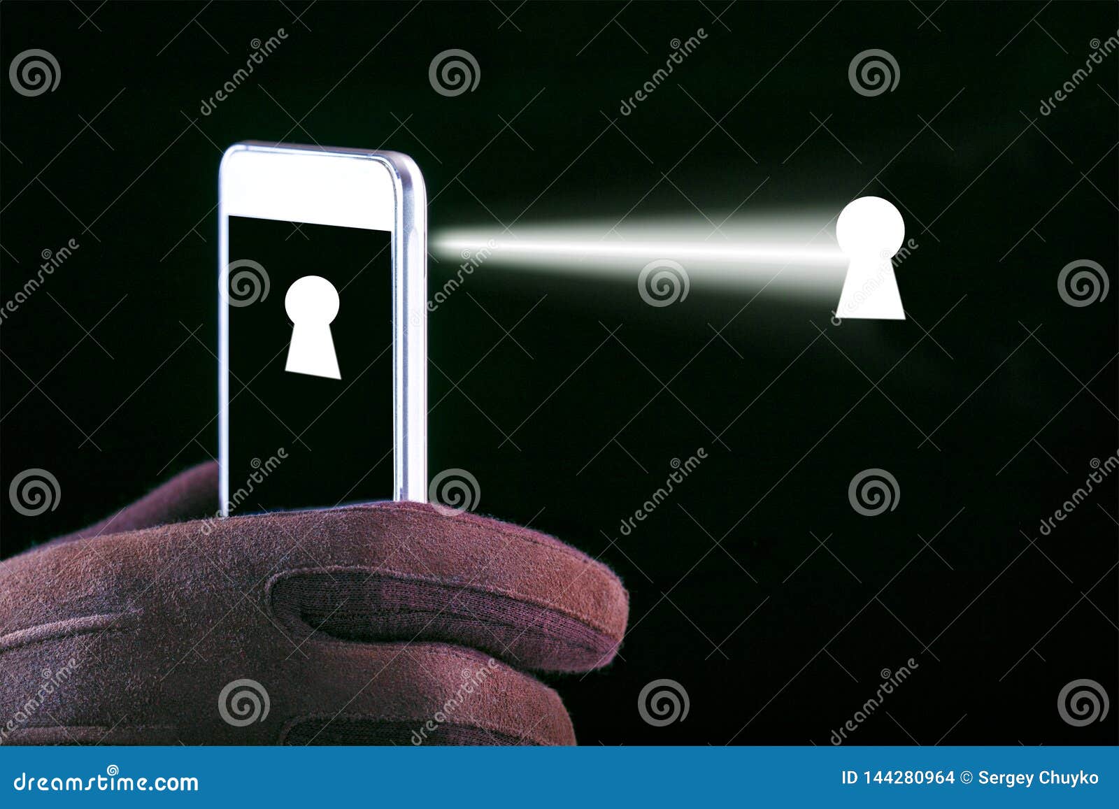 Concept of Tracking on Smartphone and Gadgets. Invasion of Privacy ...