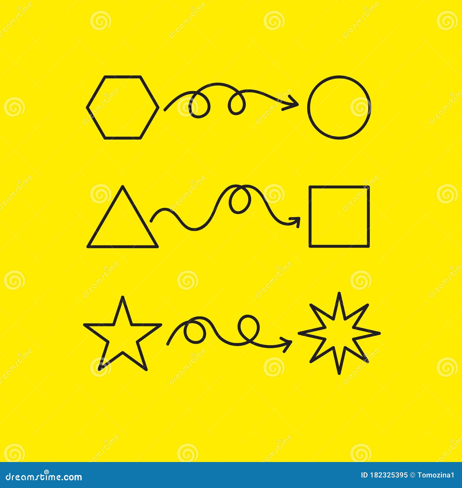 Concept of transformation stock vector. Illustration of growth - 182325395