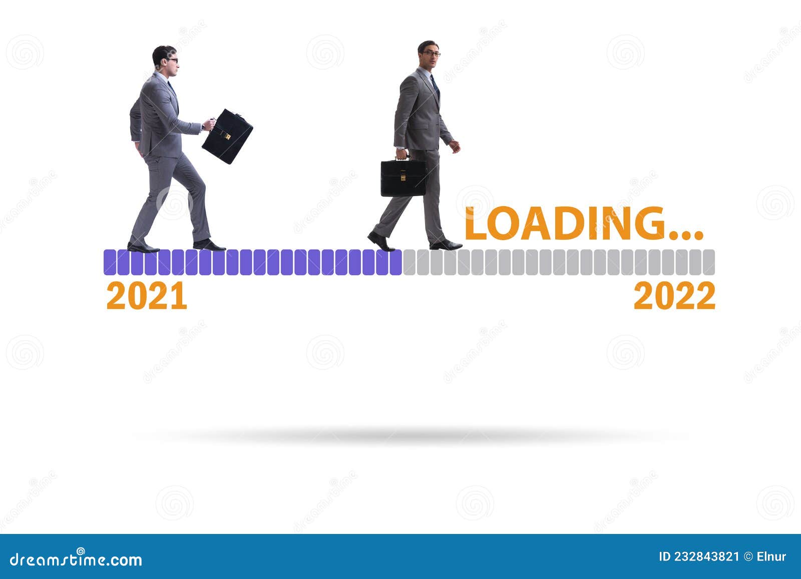 Concept of Transitioning from Year 2021 To 2022 Stock Image - Image of ...