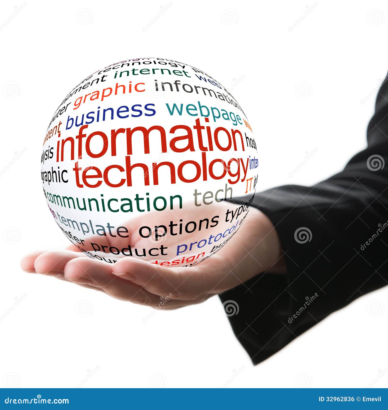 Concept of it stock photo. Image of information, icon - 32962836