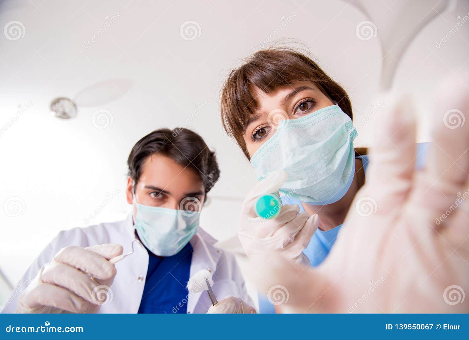 The Concept of Treating Teeth at Dentists Stock Image - Image of doctor ...