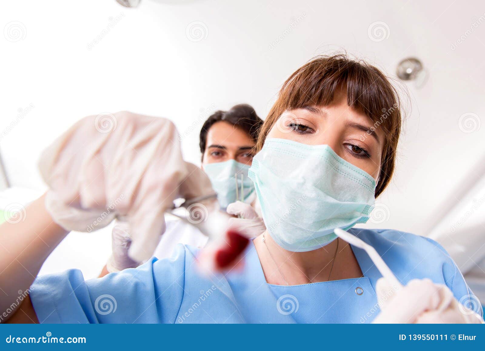 The Concept of Treating Teeth at Dentists Stock Image - Image of ...