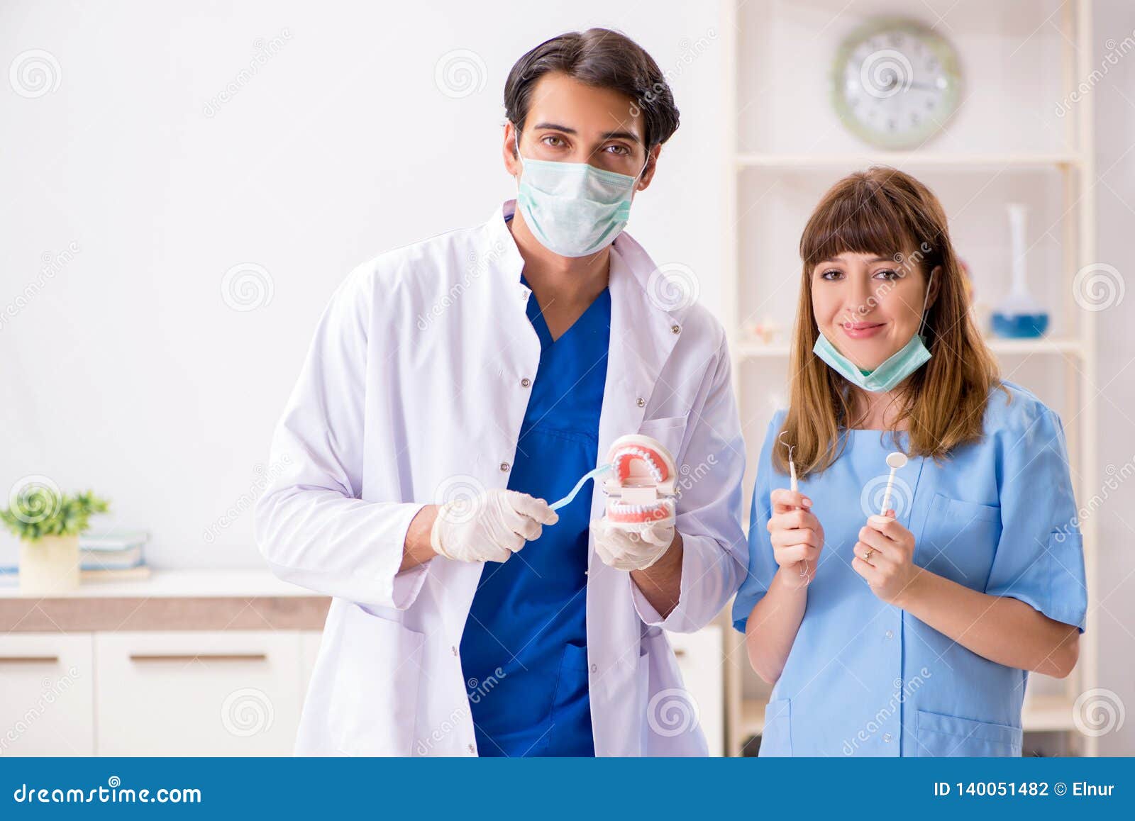 The Concept of Treating Teeth at Dentists Stock Photo - Image of ...