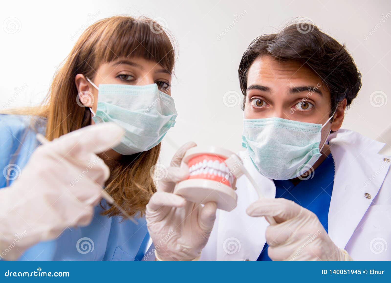 The Concept of Treating Teeth at Dentists Stock Image - Image of ...