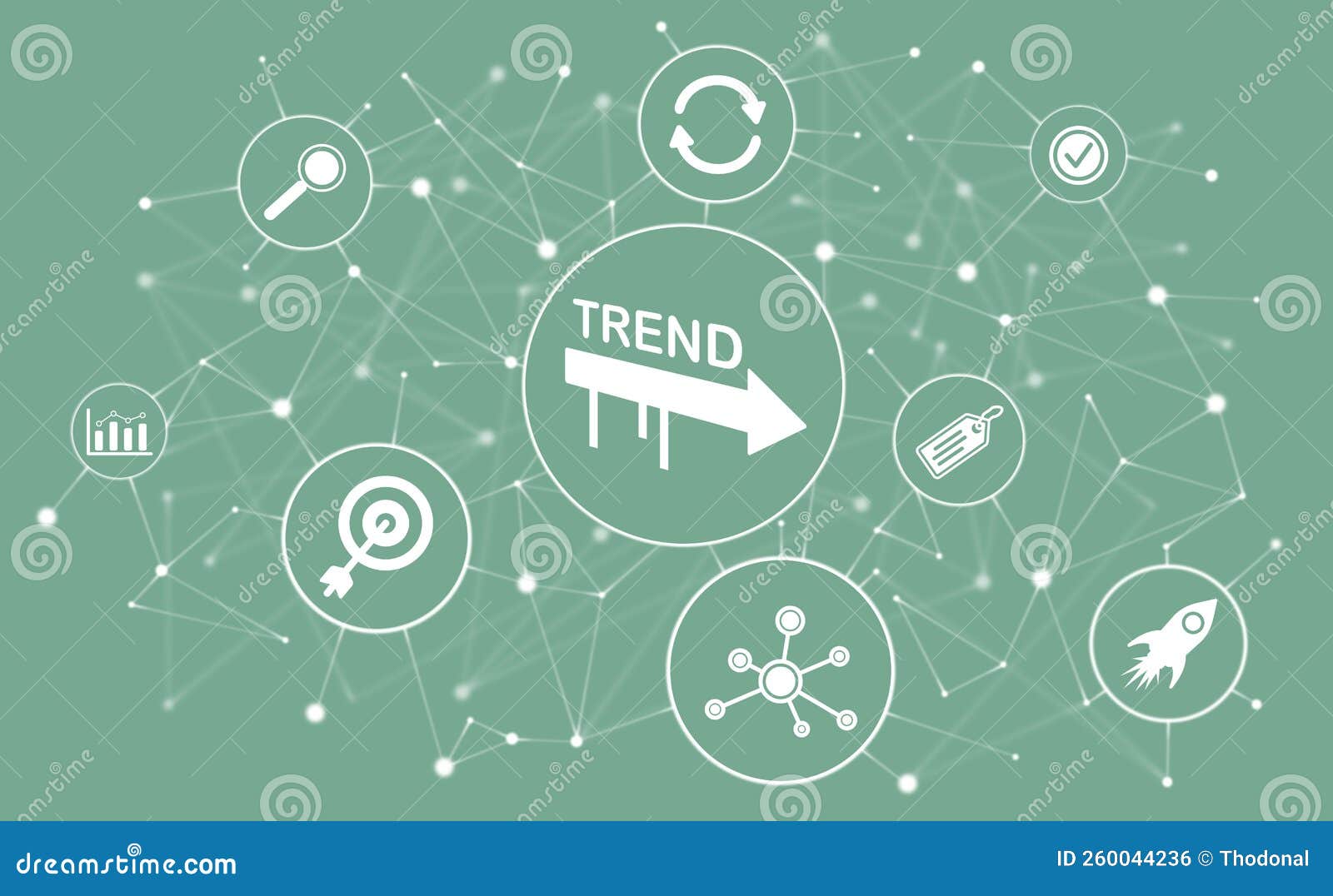 Concept of trends stock illustration. Illustration of design - 260044236