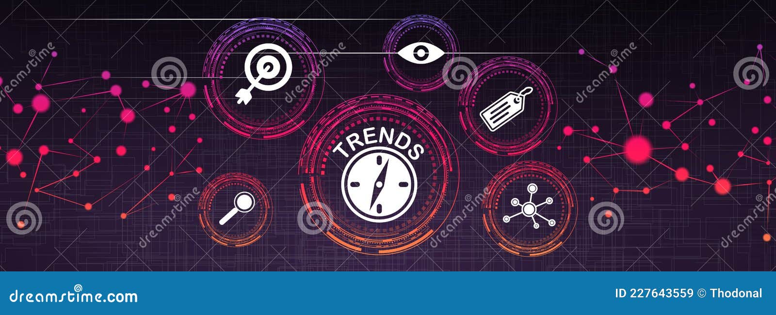 Concept of trends stock illustration. Illustration of modern - 227643559