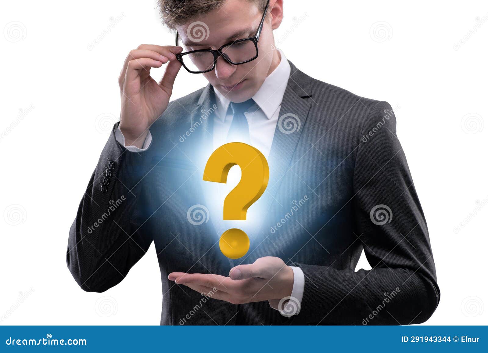 Concept of Uncertainty with Question Mark Stock Photo - Image of ...