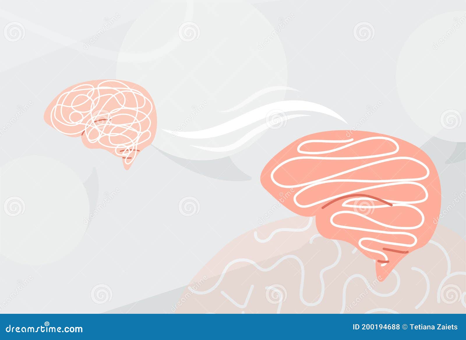 Concept Understand, Explanation Mind Background. Vector Illustration Of ...