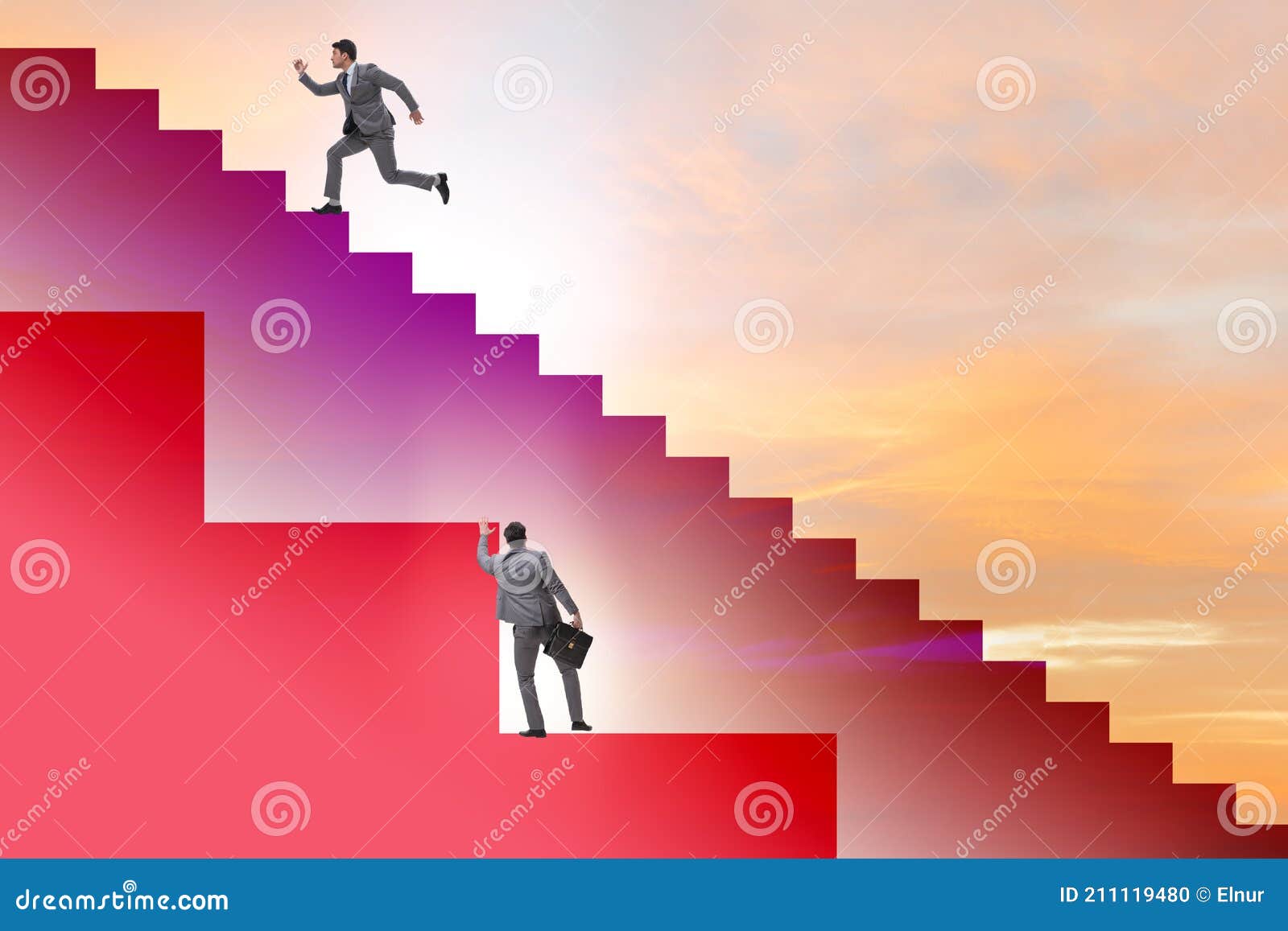 Concept of Unfair Treatment of Different Employees Stock Photo - Image ...