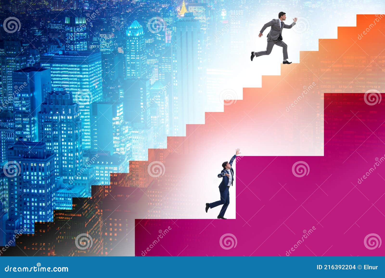 Concept of Unfair Treatment of Different Employees Stock Photo - Image ...