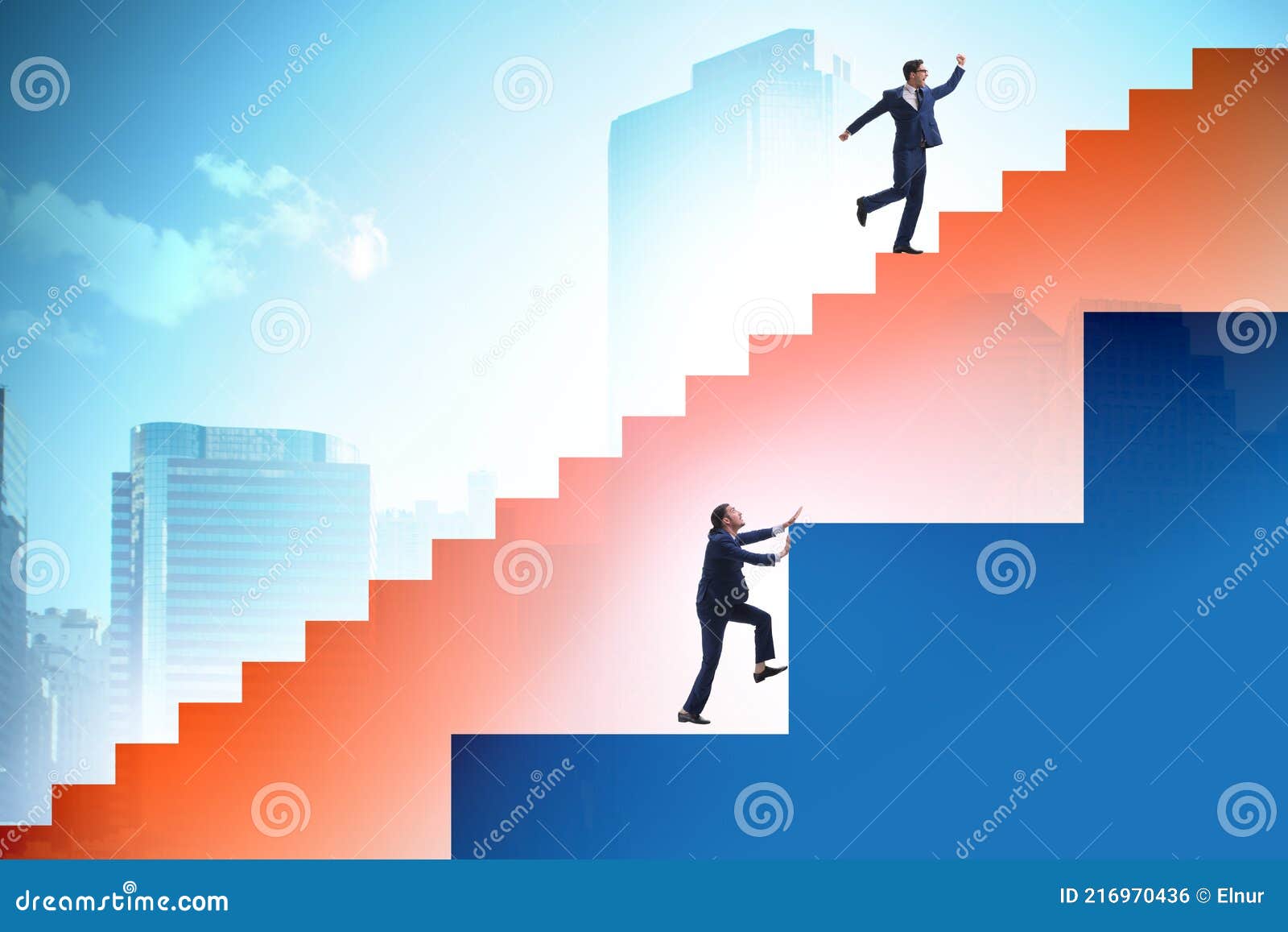 Concept of Unfair Treatment of Different Employees Stock Photo - Image ...