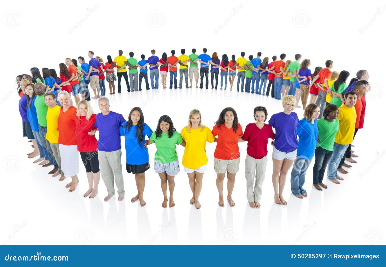 Concept Uni Par Personnes Raciales Multi Du Monde Image stock - Image ...