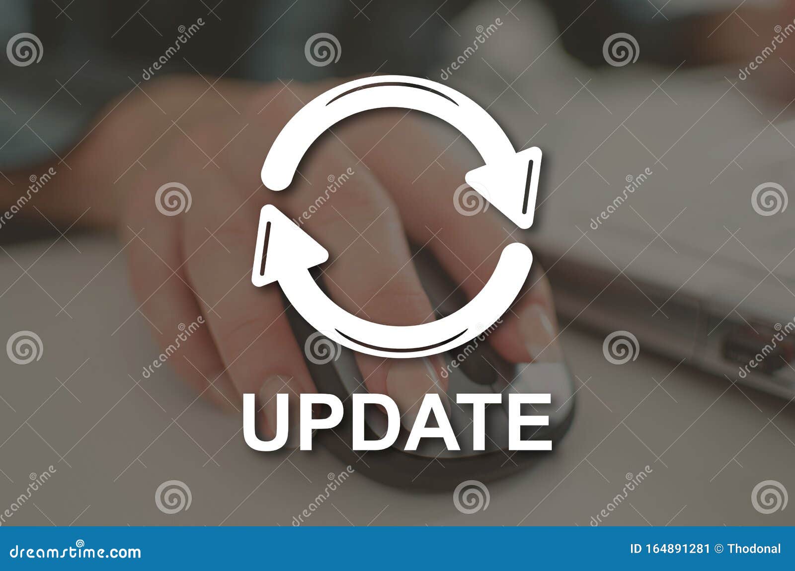 Concept of update stock image. Image of design, reload - 164891281