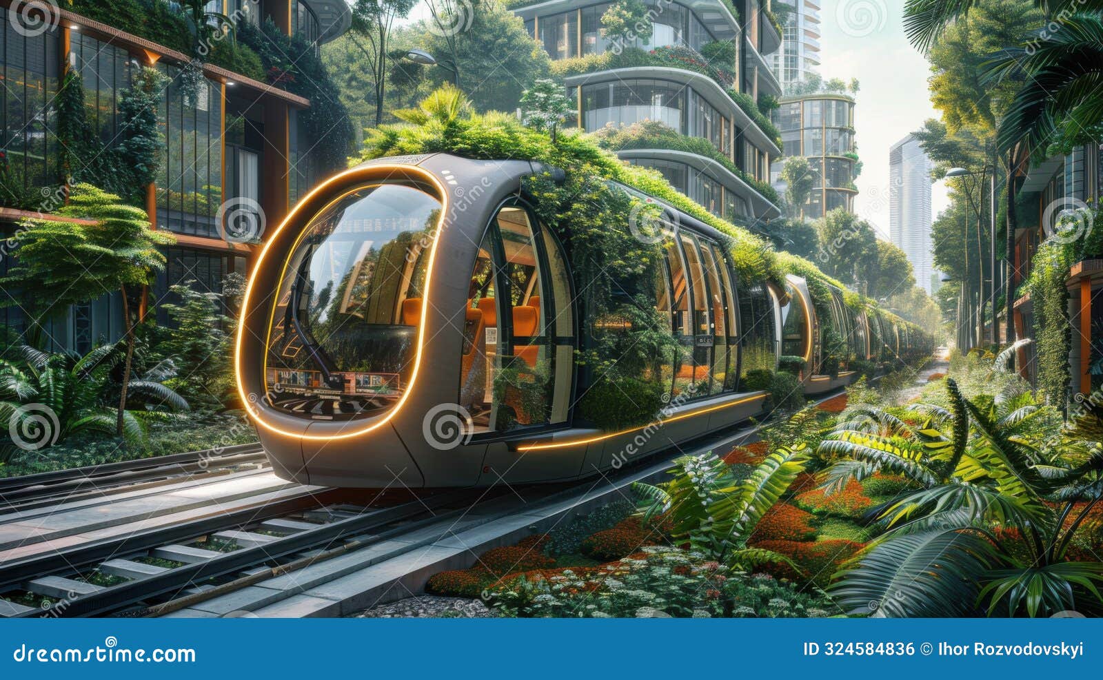 The Concept of Urban Ecological Transport on Wheels Stock Photo - Image ...