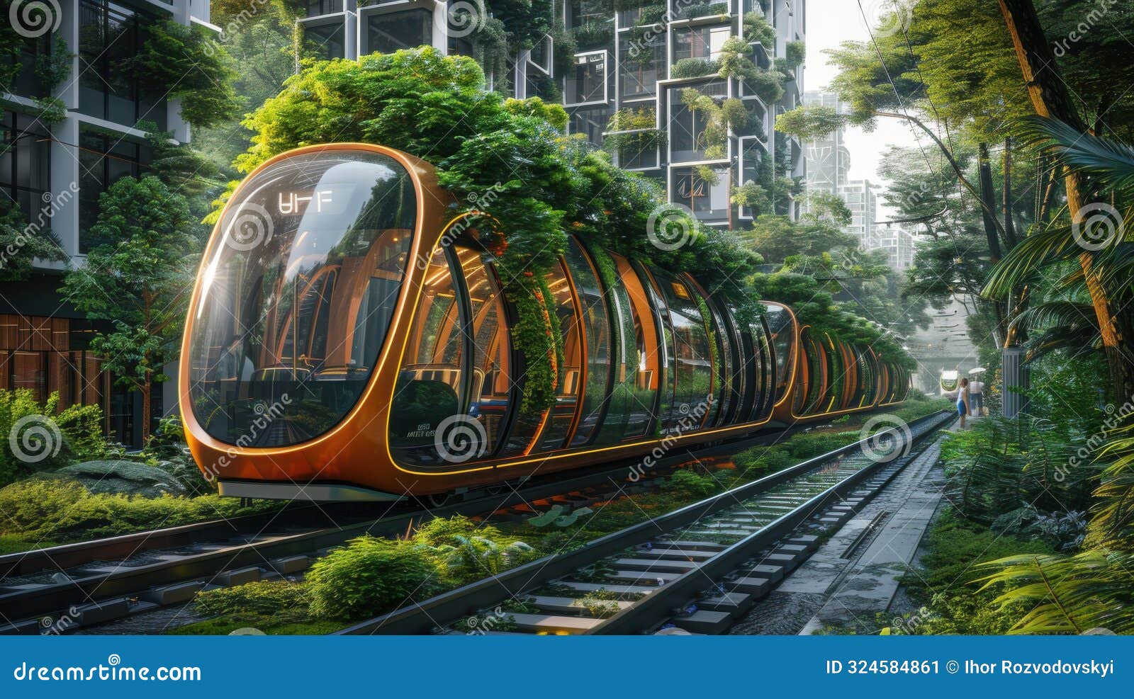 The Concept of Urban Ecological Transport on Wheels Stock Image - Image ...
