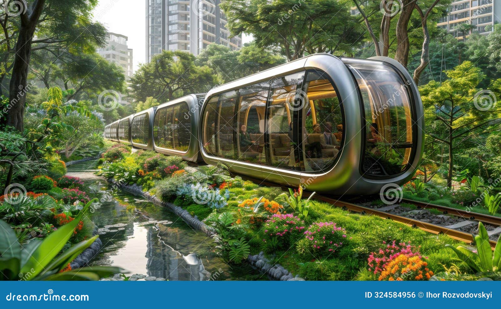 The Concept of Urban Ecological Transport on Wheels Stock Photo - Image ...
