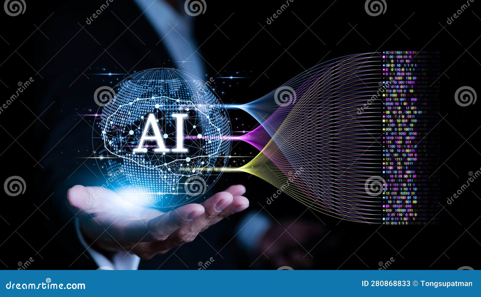 Concept of Using AI Technology To Help Manage Big Data. Learning of ...