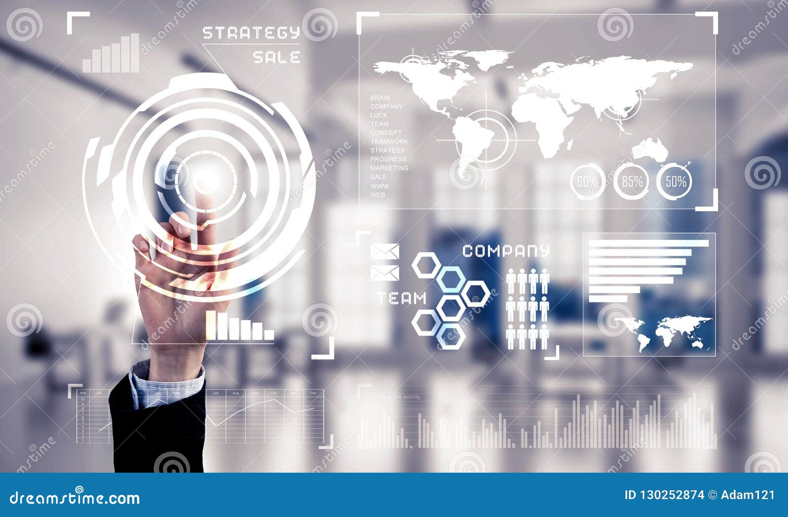 Concept of Using Modern Technologies for Business Globalization Stock ...