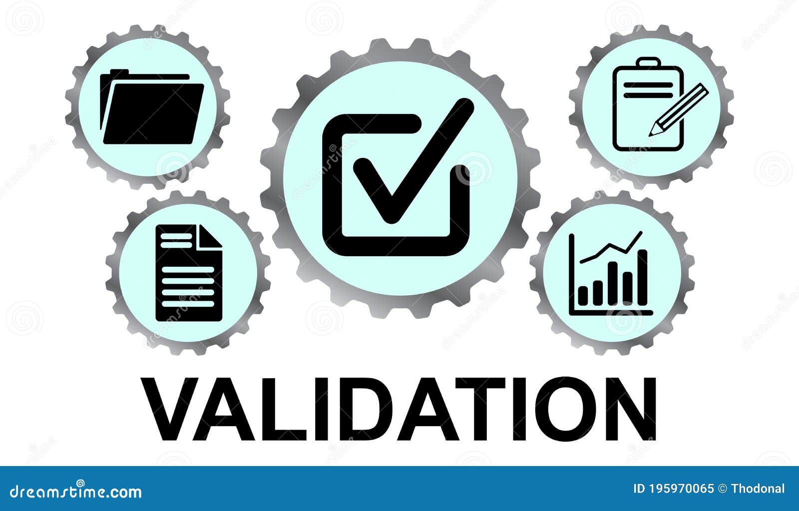 Concept of validation stock illustration. Illustration of concept ...