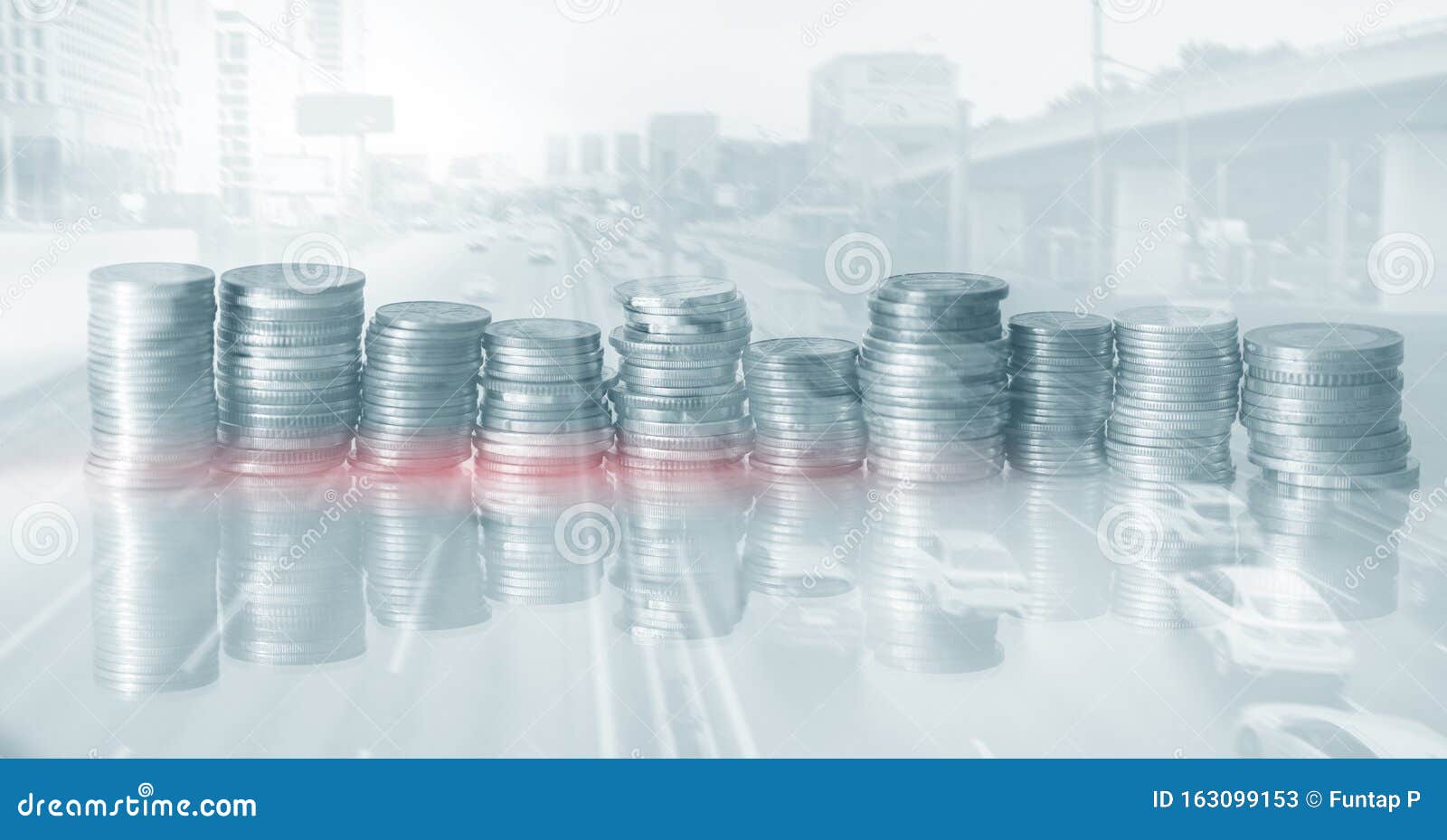 Concept of the Value of Money. Horizontal Composition Stock Image ...