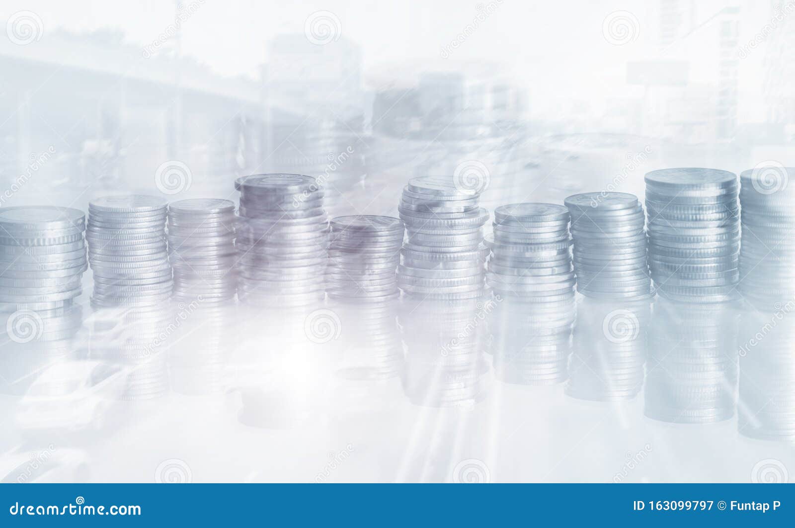 Concept of the Value of Money. Horizontal Composition Stock Image ...