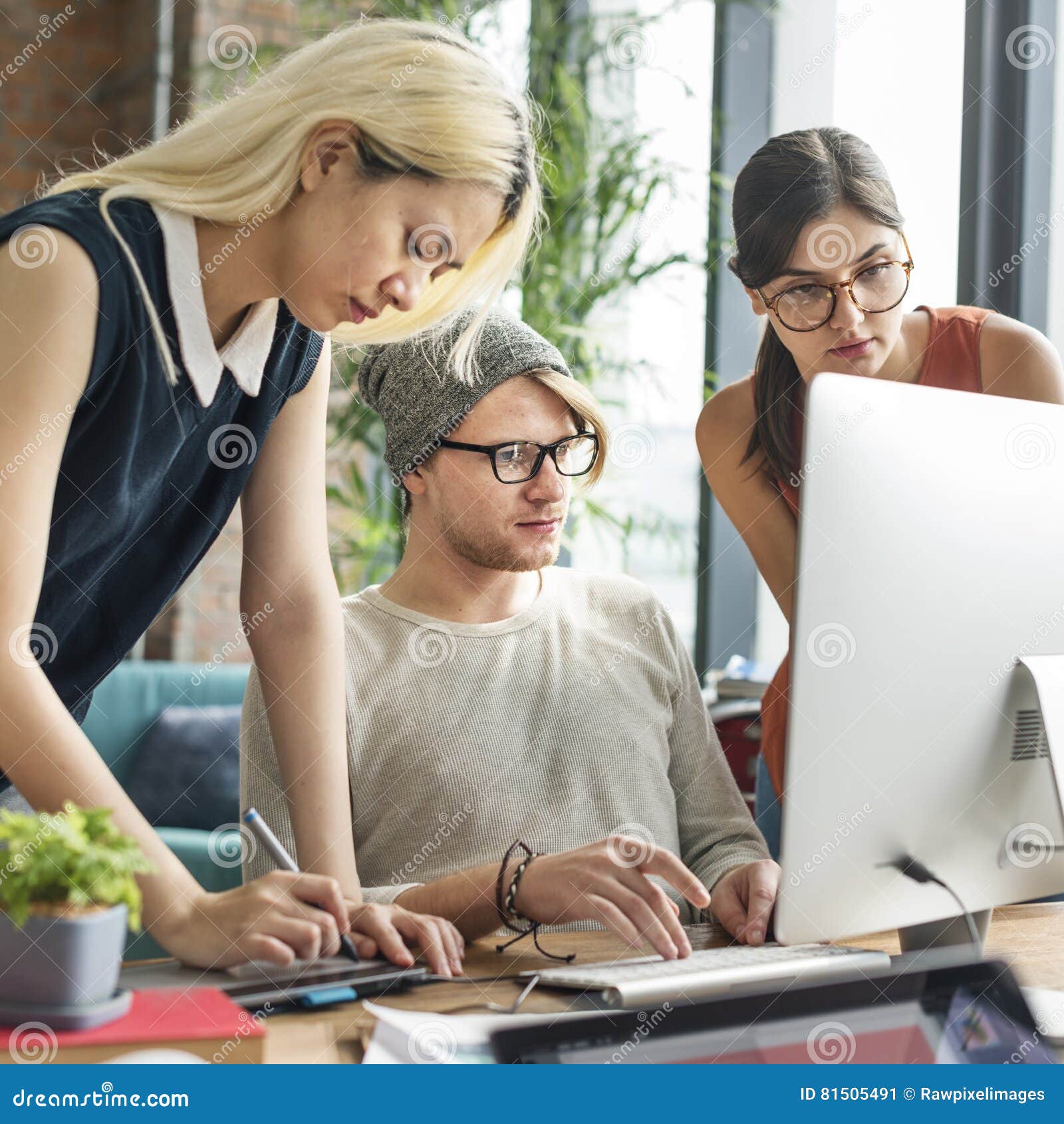 Concept Van Het Groepswerk Het Samen Professionele Beroep Stock ...