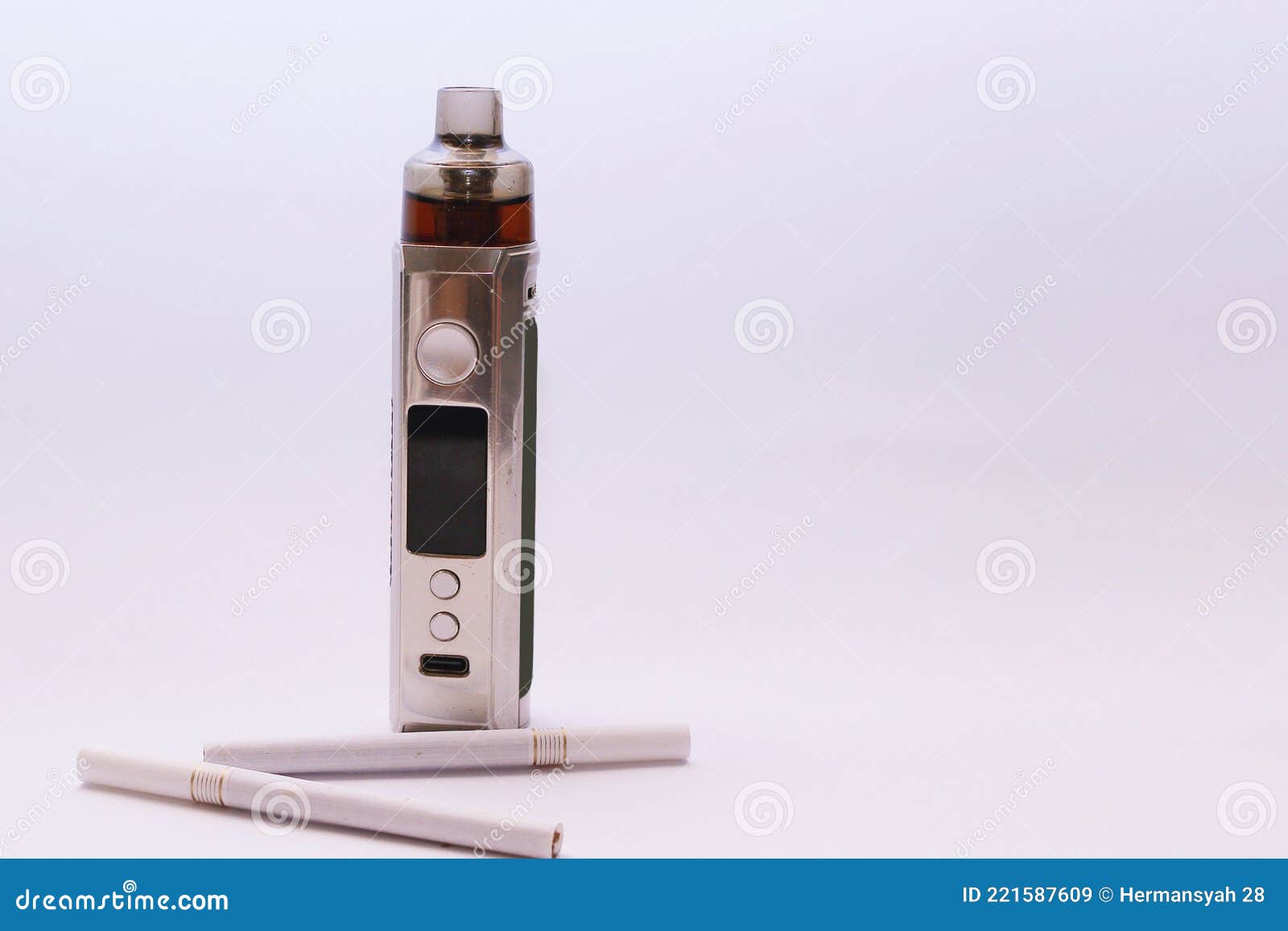 The Concept of Vape and Cigarettes Stock Image - Image of nicotine ...