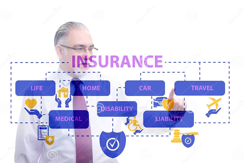 Concept of Various Types of Insurance Stock Photo - Image of ...