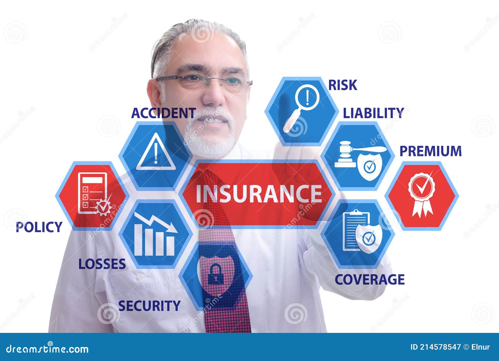 Concept of Various Types of Insurance Stock Image - Image of contract ...