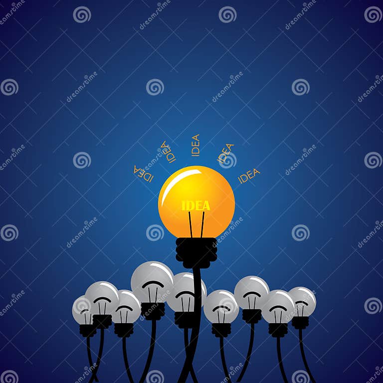 Concept Vector of Being Strong, Out Think the Competition Stock Vector ...