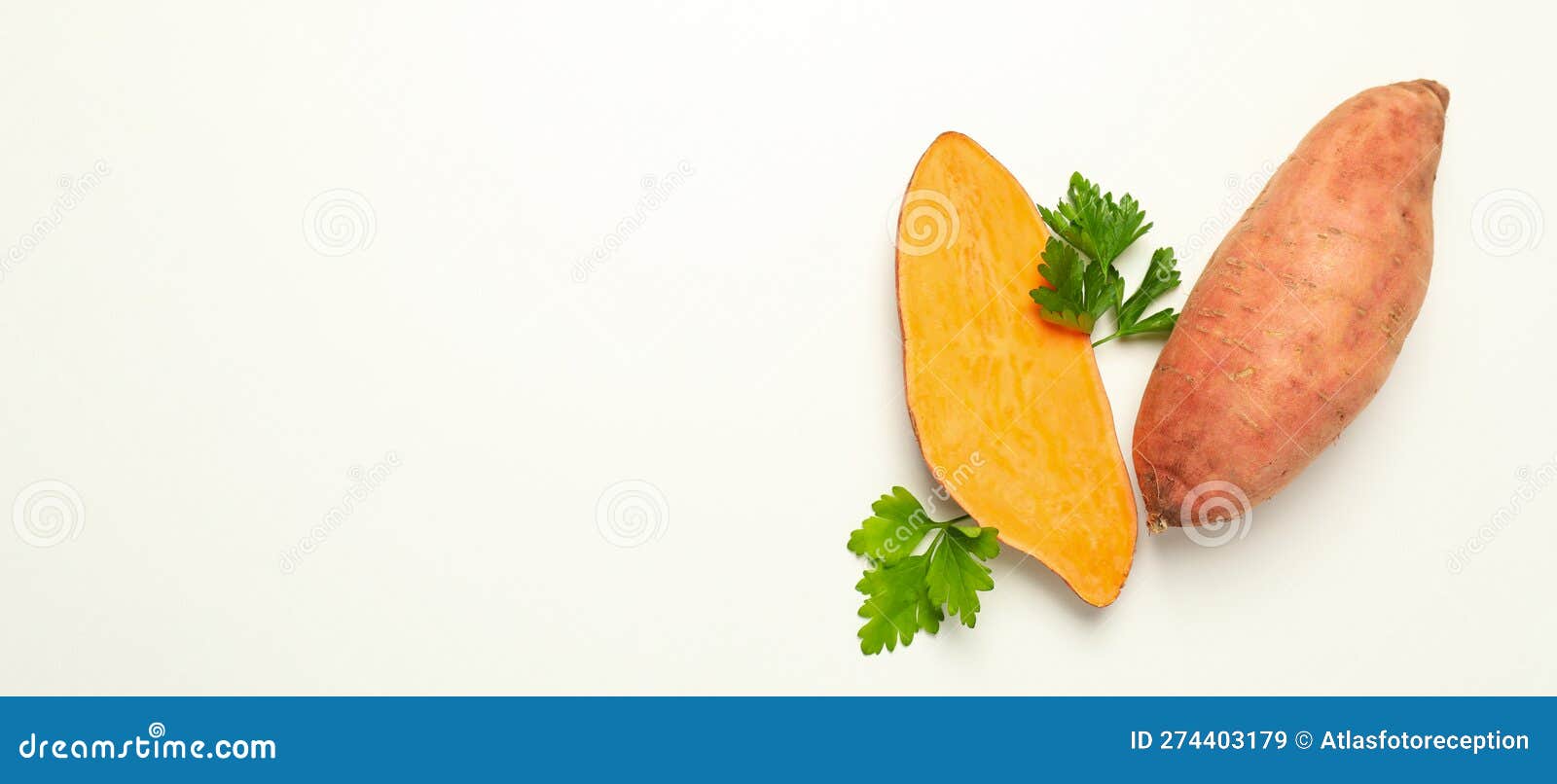 Concept of Vegetables, Sweet Potato, Space for Text Stock Image - Image ...