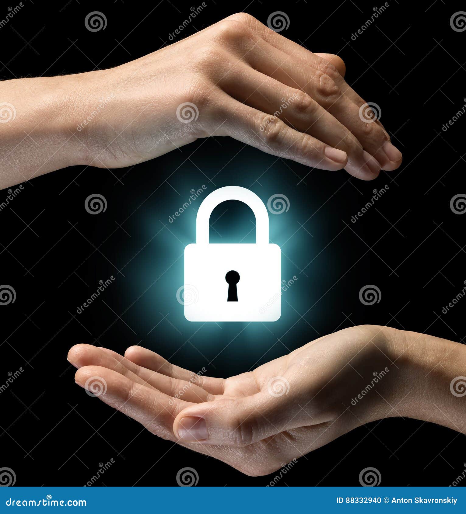 Concept Vertrouwelijkheid, Gegevensbescherming En Veiligheid Stock Foto ...