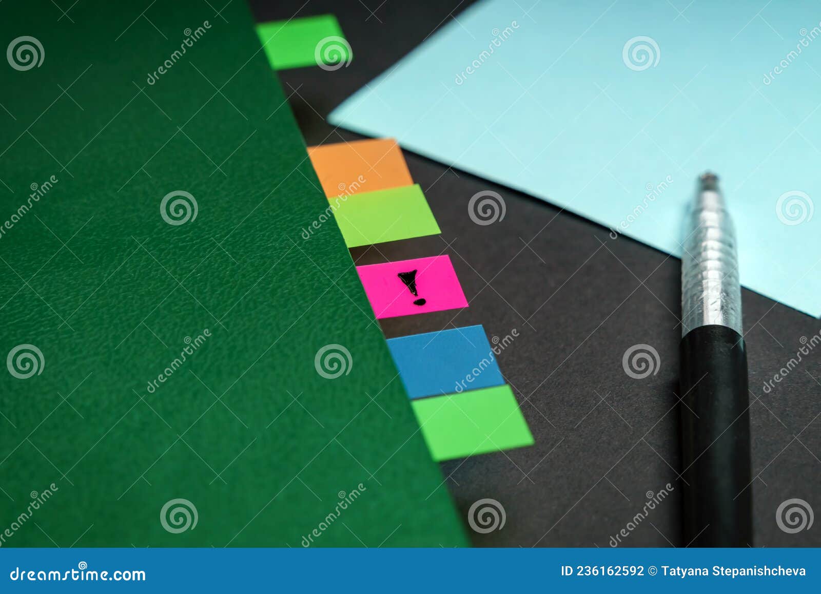 The Concept is a Very Important Note. Planner in the Form of a Notebook ...