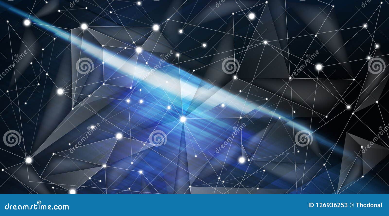 Concept of virtual network stock illustration. Illustration of ...