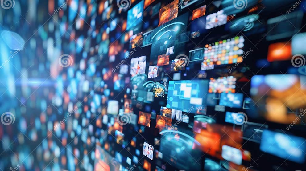 The Concept of Visual Content. Social Networking Service. Streaming ...