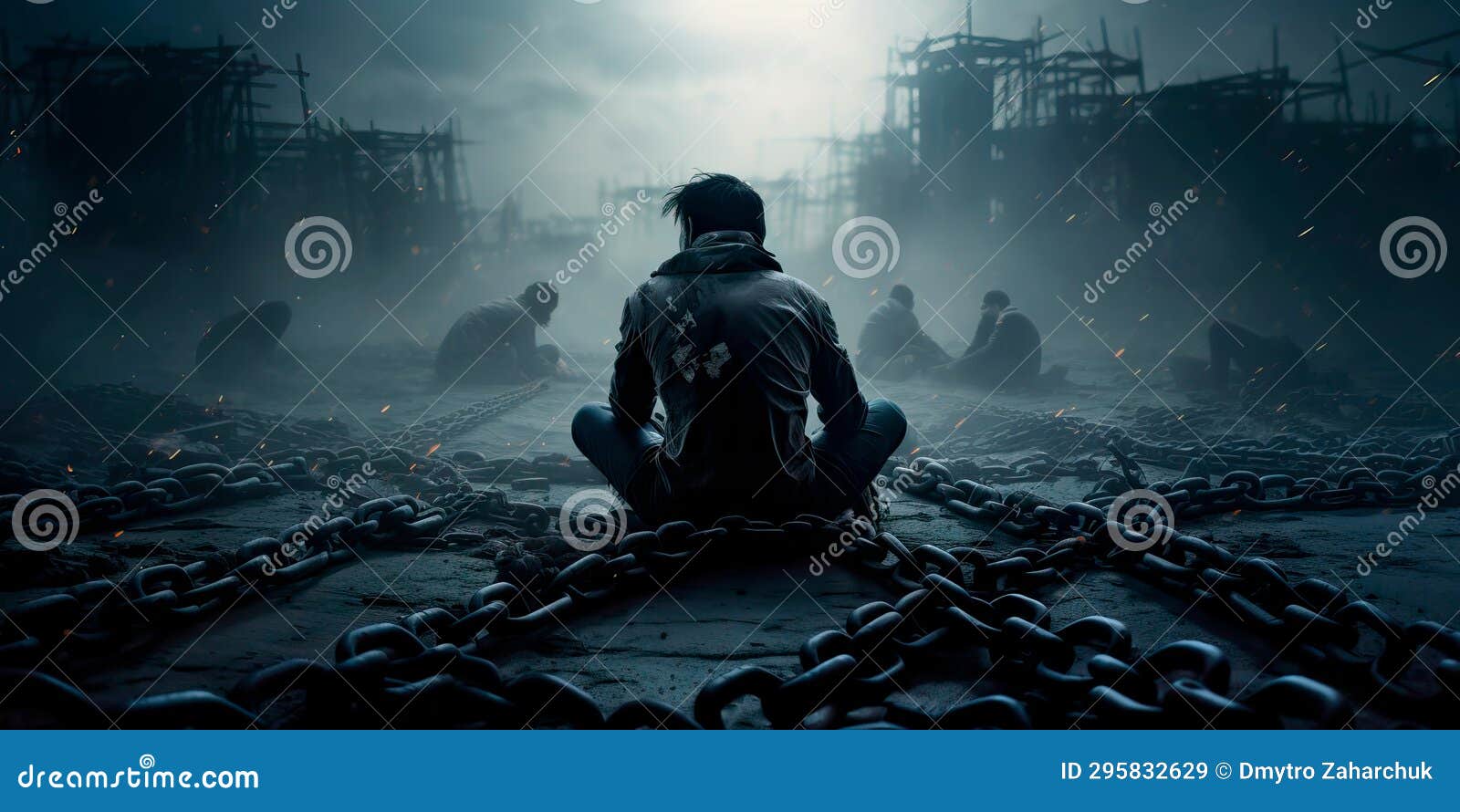 A Concept that Visualizes the Feeling of Being Bound by Invisible ...