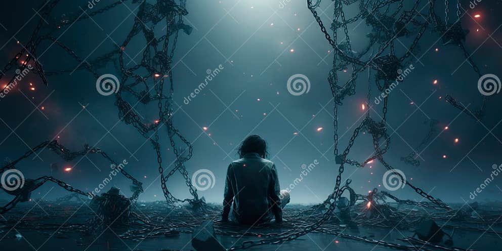 A Concept that Visualizes the Feeling of Being Bound by Invisible ...